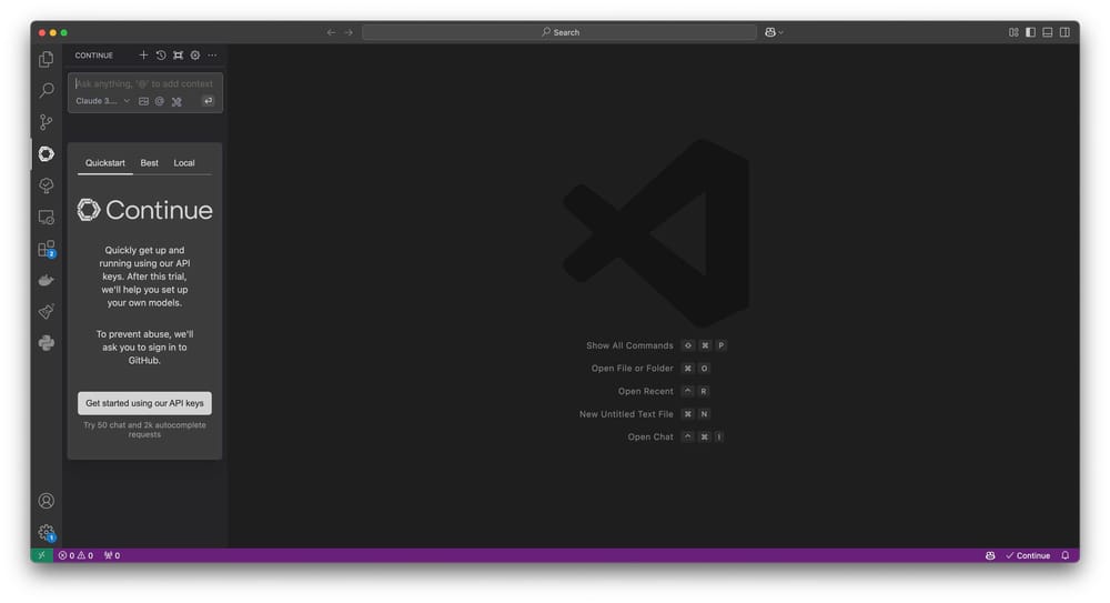 รัน LLM Model อะไรก็ได้ฟรีด้วย Ollama, VS Code และ Continue - Arnondora